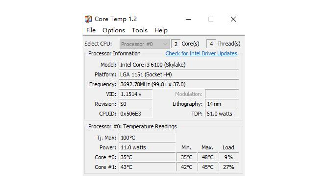 CoreTemp_CoreTemp官方免费下载【中文版】-华军软件园